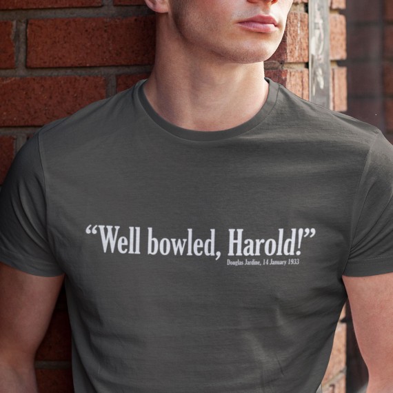 "Well Bowled, Harold!" T-Shirt | BodylineTShirts